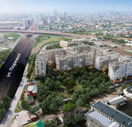 4/7/9 - ЖК BI SADO - ул Паркент - мост Авиатор - Парк Янги Узбекистон