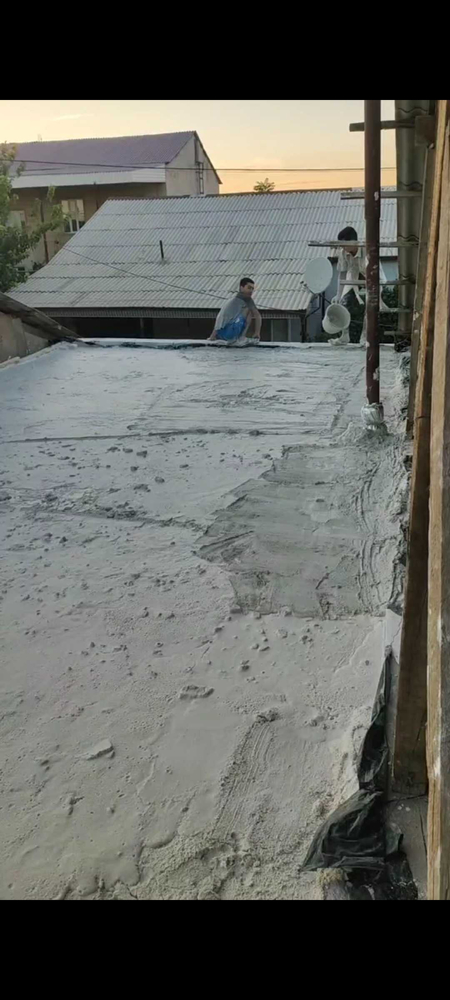 Крышага топанылай орнына пено куйамиз