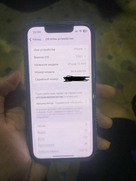 iPhone 13 mini + chexol