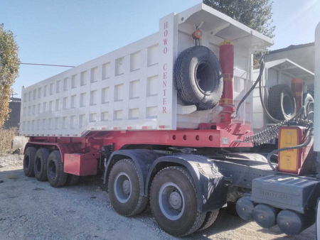 Узи ағдарувчи ярим тиркама (полуприцеп-самосвал) – 60 тн., 38,07 м/куб