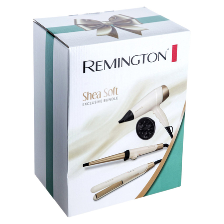выпрямителя для волос + фена + щипцов для завивки Remington S4740
