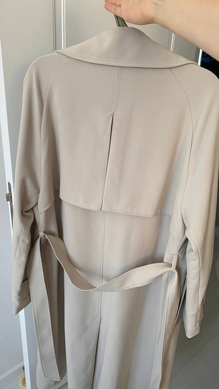 Плащ H&M серый (тауп)