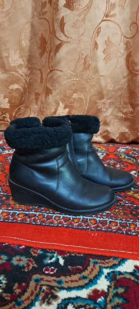 Сапоги кожаное..