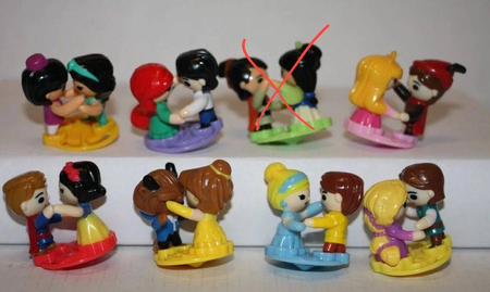Kinder(киндер) принцессы Диснея