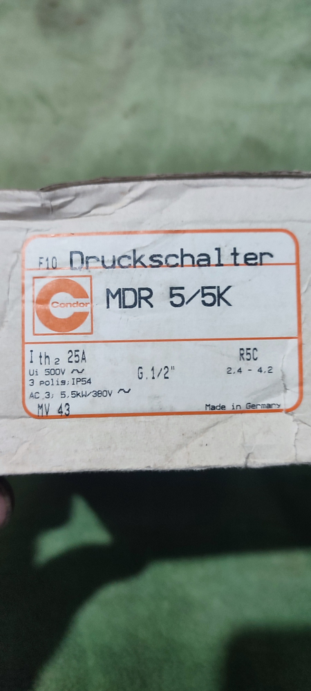 Пресс контроль MDR 5/5K