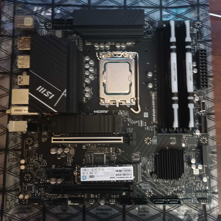 B760m-a wifi ddr4+I5 12400+Crucial Ballistix (2x8G )16ГБ DDR4-3600+SSD