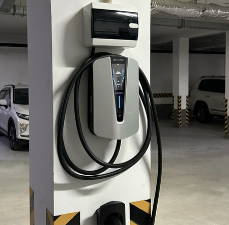 Зарядка для электромобиля 7 квт зарядное устройство byd leap motor
