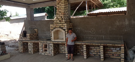 Yozgi owxonalar qurib beramiza tandir ochoq barbekyu.