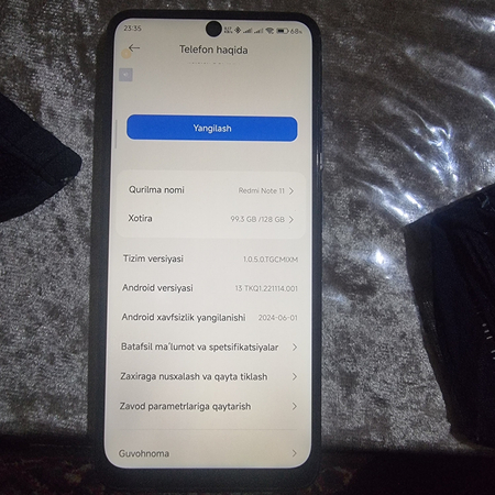 Xiami Huper os Redmi not 11