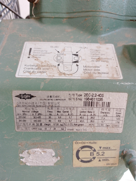 Agregat Bitzer 2EC2.2-40°c