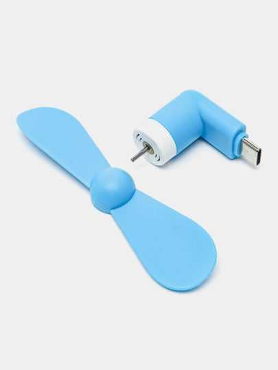Портативный мини вентилятор, USB, Type-C, Iphone, android