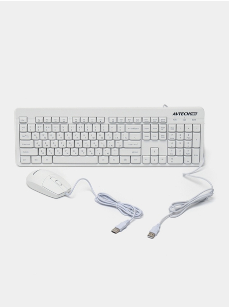 Проводной набор, клавиатура и мышь Wired combo Avtech Pro C303 Avtech