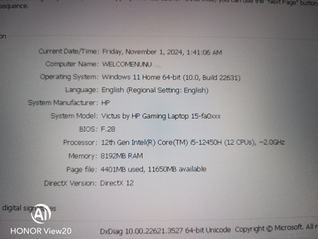 Hp victus 15 2022yil