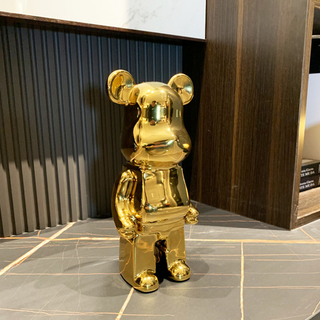 Фигурка Bearbrick Kaws 28см Металлическая