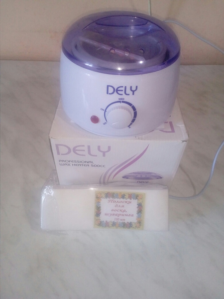DELY Depilyator qozoncha sotiladi+Poloski dlya voska shugaringa 100sht