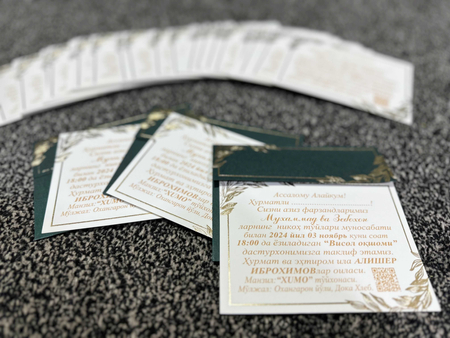 Taklifnomalar / Пригласительные / Invitations