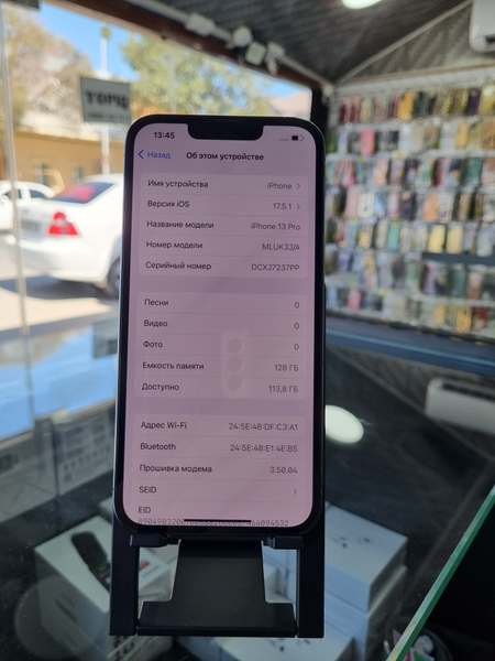 iPhone 13Pro blue 128GB 84% batareya.