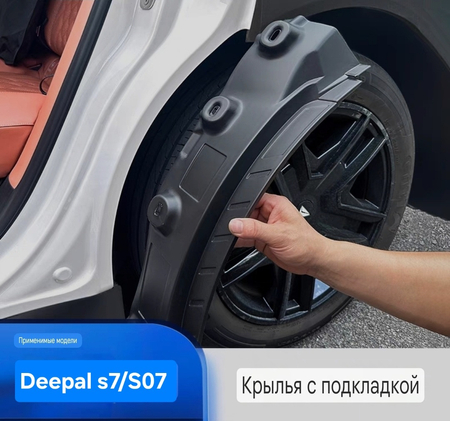 Брызговики полный комплект для Deepal S7/S07