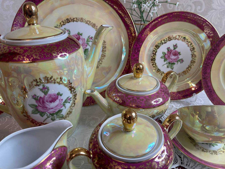Чайный сервиз, новый. 6 персон. Фортуна
