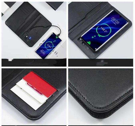 Доставка! Кошелек Power Bank 6800 мА/беспроводная зарядка  ак90