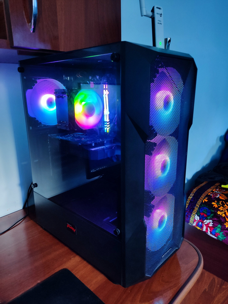 Игровой компьютер i3 12100f/GTX 1650 + монитор