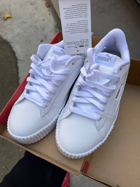 Кроссовки PUMA WHITE-PUMA SILVER фирменный