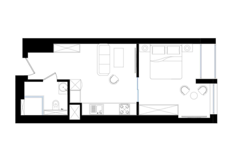 ЖК Nest one 2/17/23 41 кв.м