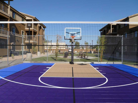 Basketbol/voleybol/tennis maydonlarini qurish. Sifatli rezina qoplama