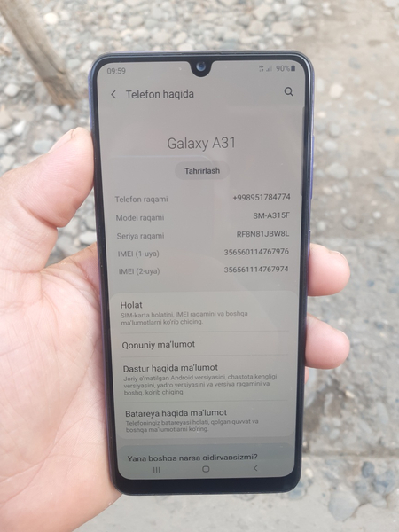 Samsung A31 64 gb