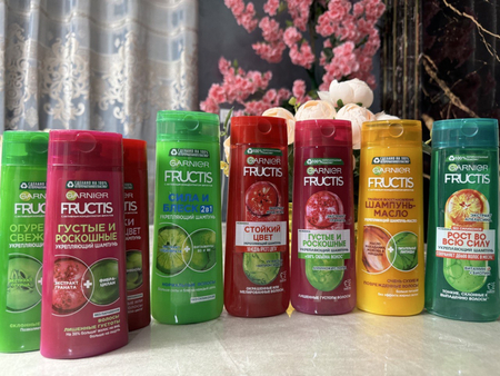 Shampun Clear Elseve Fructis Pantene head&shoulders chistoe linya