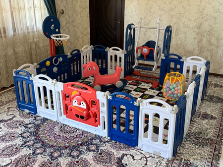 Даставка безплатная манеж ограждения игровой площадка manej bolalar