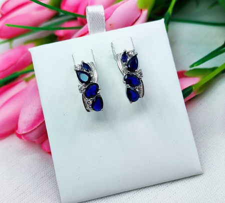 Серьги , серёжки серебро есть проба 925