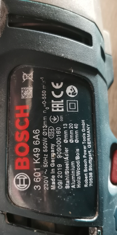 Дрель Bosch gbm 13 hre
