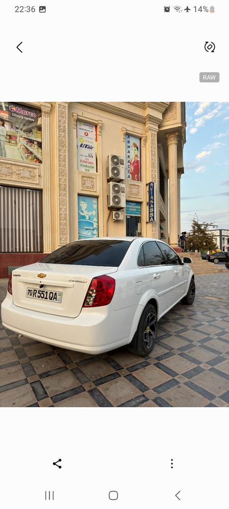 Lacetti 1.6 
Probeg 135.000 xalol
Chexol qilingan+
Video registrator+