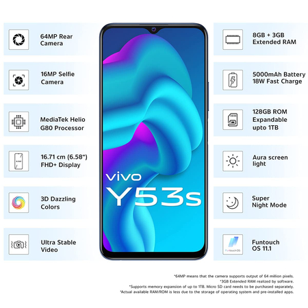 Vivo y53s 12/128