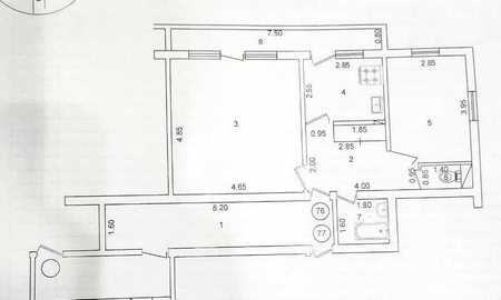 2/3/5 Улица Фитрата. 38м2. Балкон 1/3. Кирпич. Мирабадское РОВД.