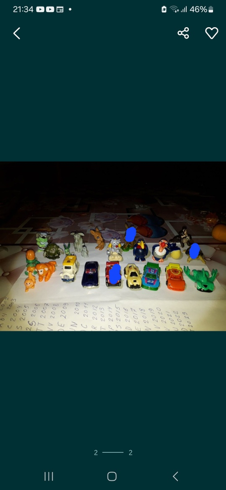 Киндер игрушки колекционые
