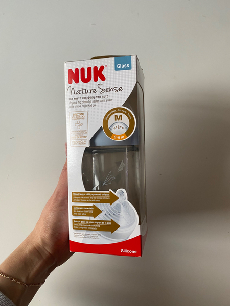 Детская бутылочка Nuk 0-6 мес