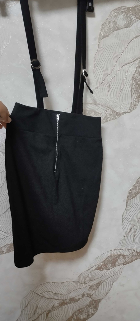 Юбка черная cotton c-m