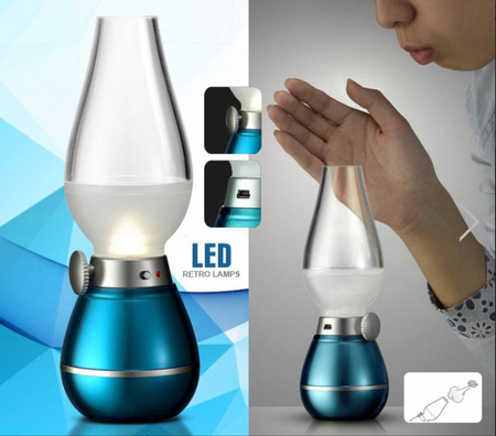 Retro led lampa USB zaraydkali
