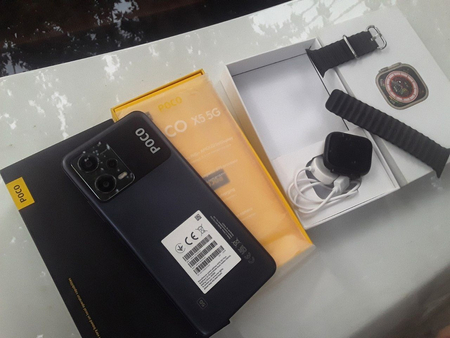 Poco X5 5g, с гарантией коробка в порядке ,эпл вотч в подарок