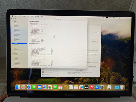 Macbook Air M1 16GB 256SSD