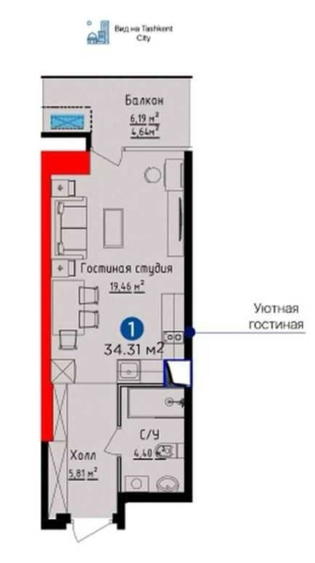 Продаётся квартира 1/15/26 | ЖК NRG U-Tower | Дружба народов

ЖК «NRG
