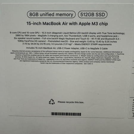 Macbook Air 15.4\\\