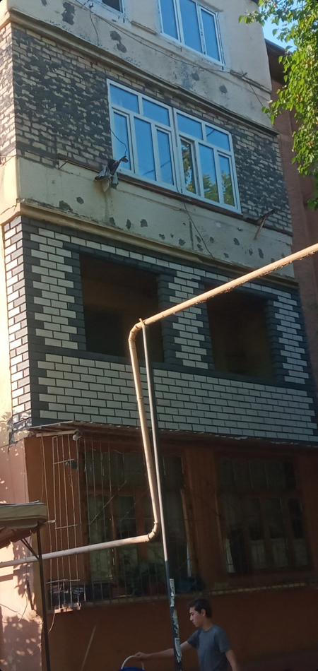 Balkonga gisht teramiz. Кладка балкон