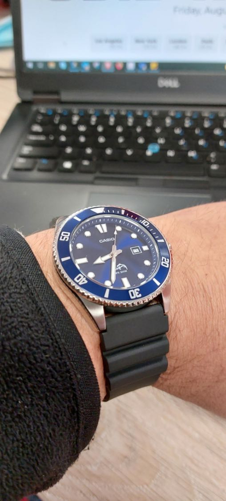 Оригинальные Часы Casio Duro Blue