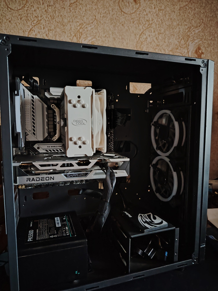 Комплект b460, i3 10100f, ddr4 3200 2x8gb,Deepcool pk550d.