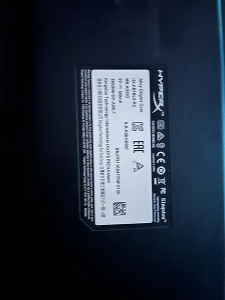 Игровая клавиатура HyperX Alloy Origins Core TKL (blue switch)
