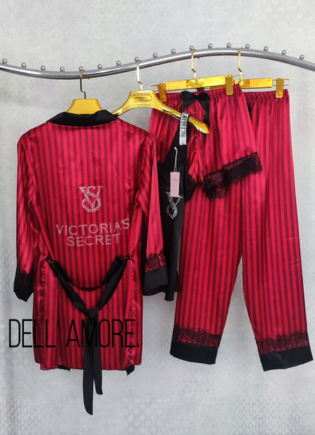 Pijama pinuar 4 talik kamplekt sifati alo darajada a