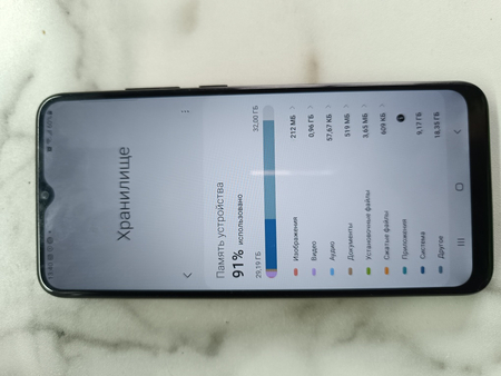 Телефон Samsung A02S BLACK